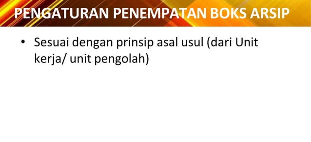 Pengelolaan Arsip Inaktif Pada Instansi Pemerintahan | PPTX