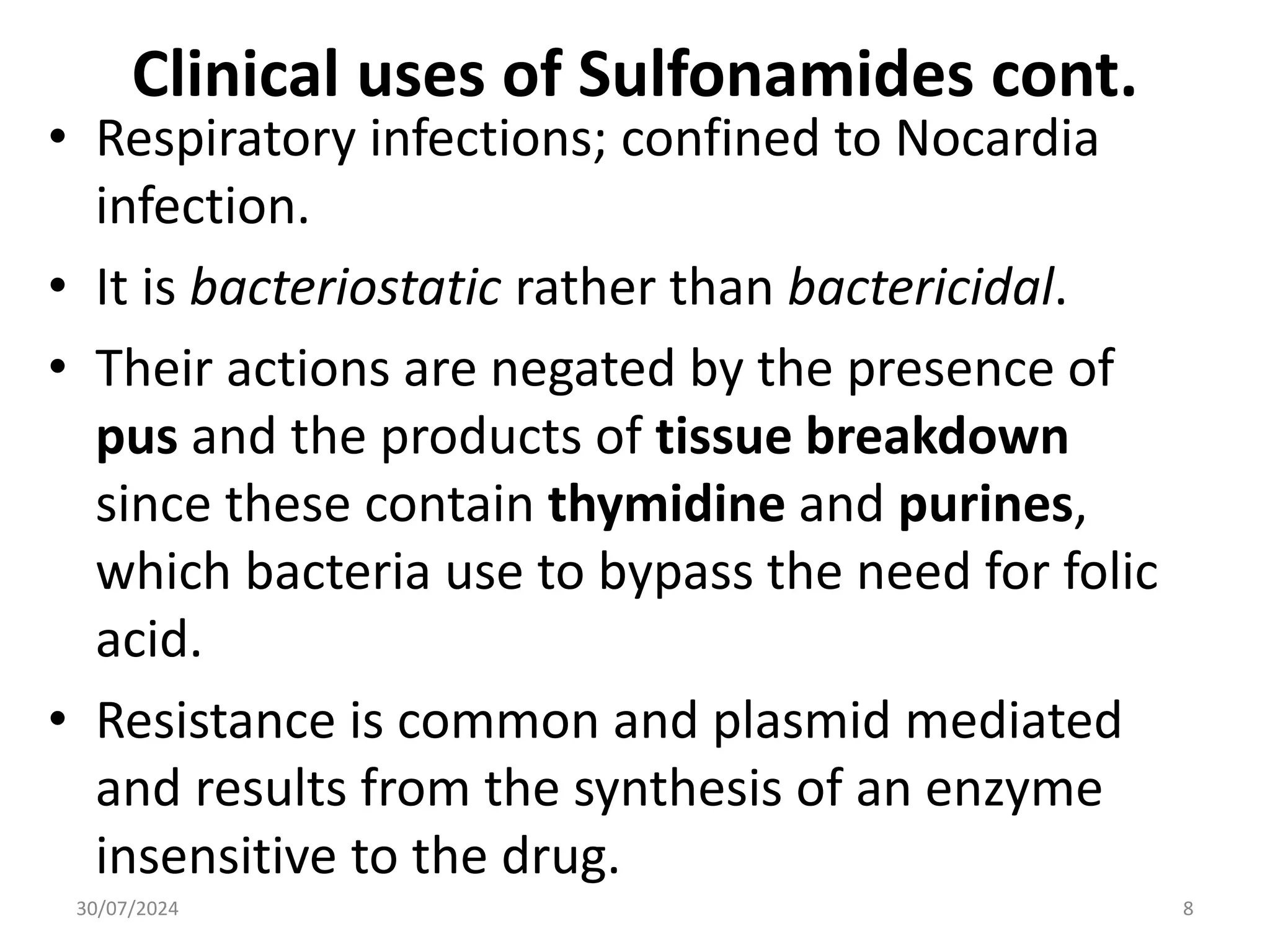 5. SULFONAMIDES- ANTIBIOTICS /FOLAT.pptx | Infectious Diseases ...