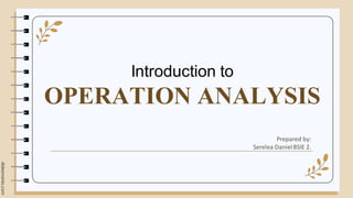 Operations Analysis: Operation Purpose.pdf