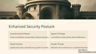 Enhancing Cybersecurity Through Local Admin Rights Removal | PPT