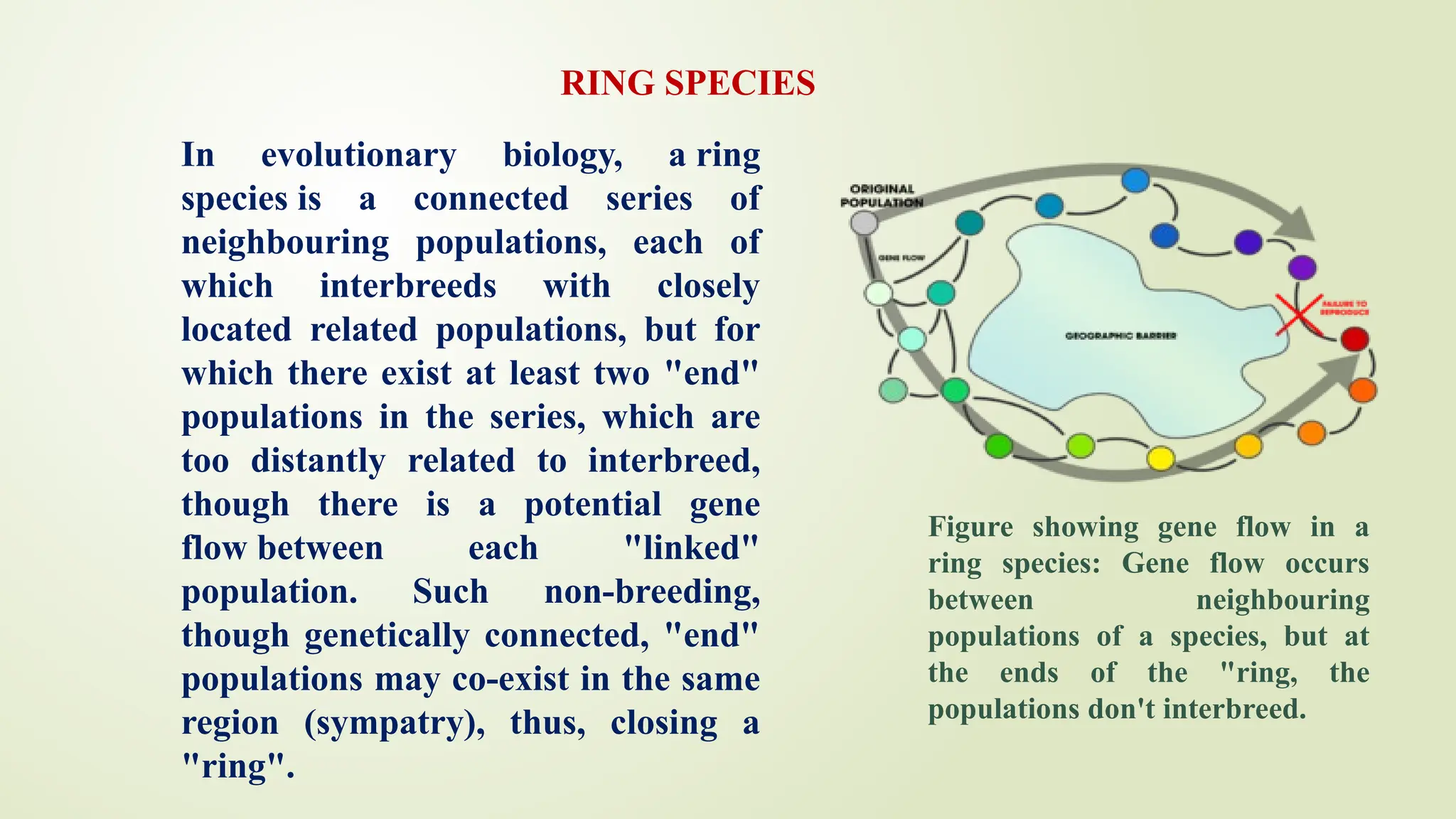 5.2.2 Biological species concept- (Sibling, polymorphic, polytypic ...
