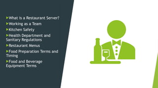 5. FOOD AND BEVERAGE Preparation POWERPOINT | PPTX | Food & Drink