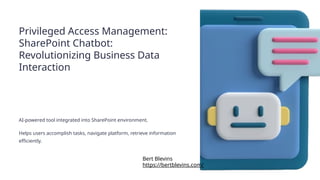 Revolutionizing Business Operations with SharePoint Chatbots | PPT