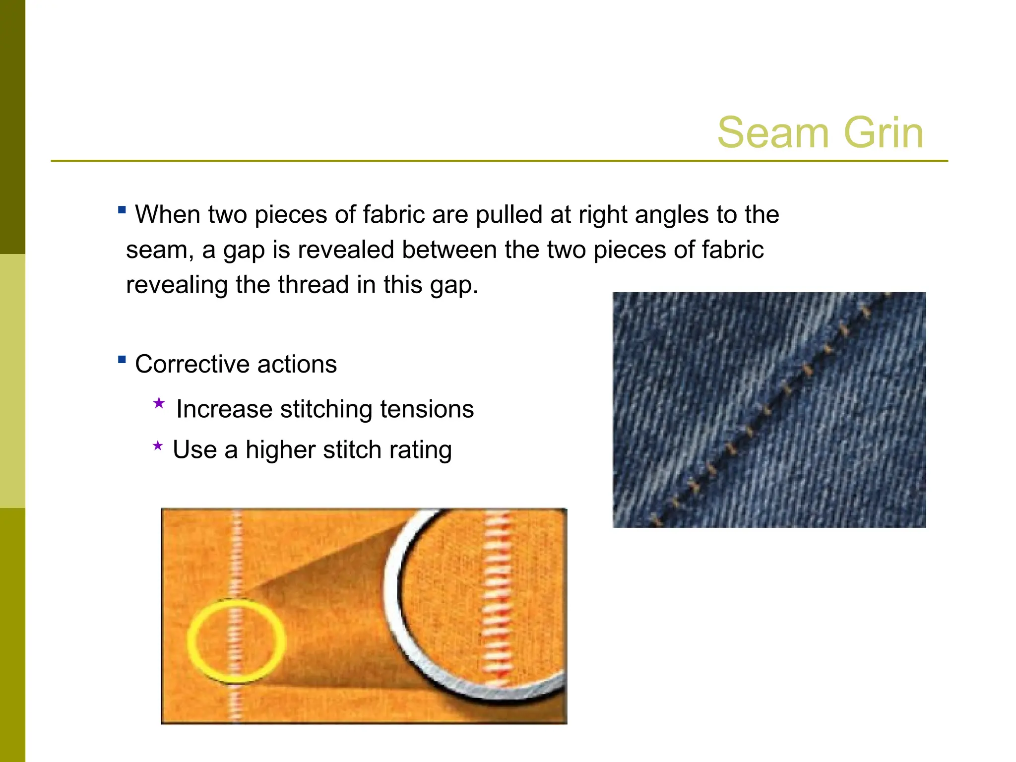 Stitching problems and causes in sewing.ppt