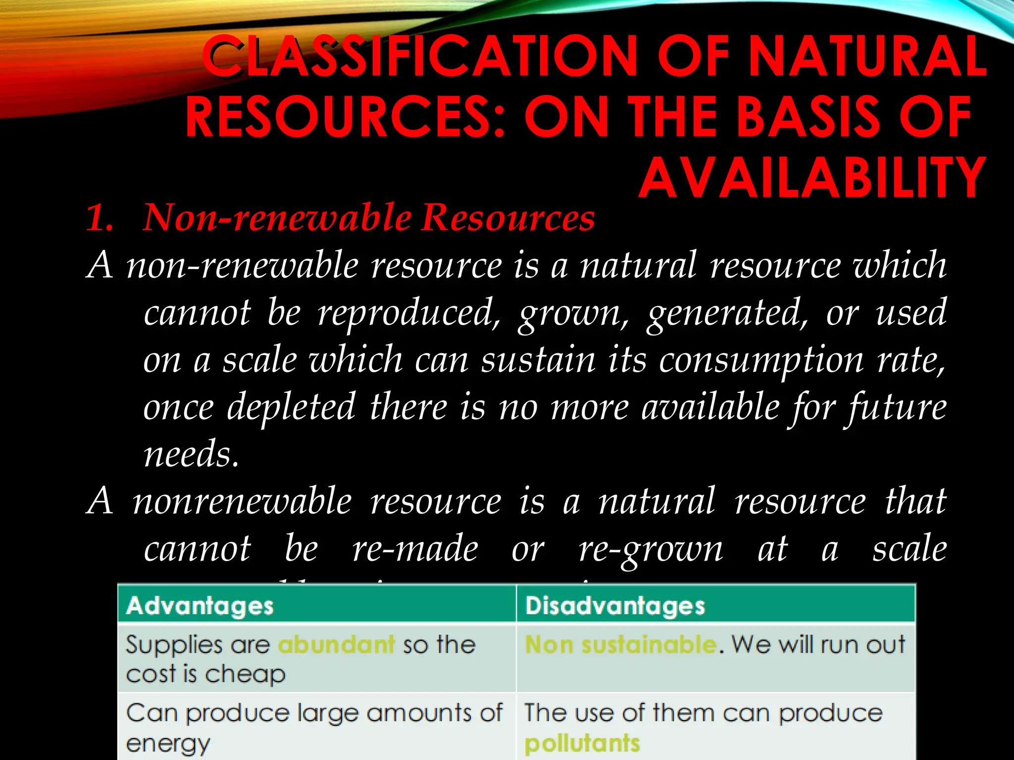 Energy Resources (Natural Energy and Non-Renewable Energy Resources) | PPT