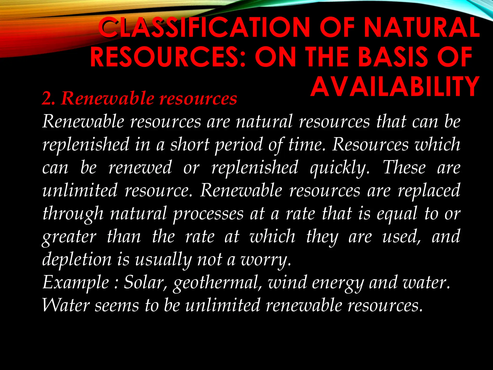 Energy Resources (Natural Energy and Non-Renewable Energy Resources) | PPT