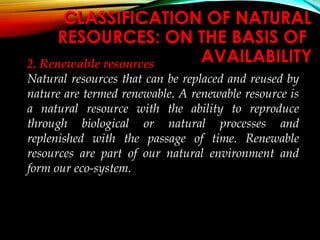 Energy Resources (Natural Energy and Non-Renewable Energy Resources ...