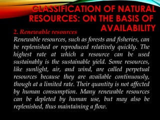 Energy Resources (Natural Energy and Non-Renewable Energy Resources) | PPT