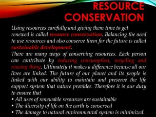 Energy Resources (Natural Energy and Non-Renewable Energy Resources) | PPT