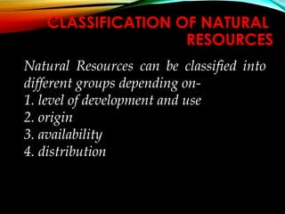 Energy Resources (Natural Energy and Non-Renewable Energy Resources ...