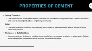 5. Cement.pdf application of cement history of cement and types of ...