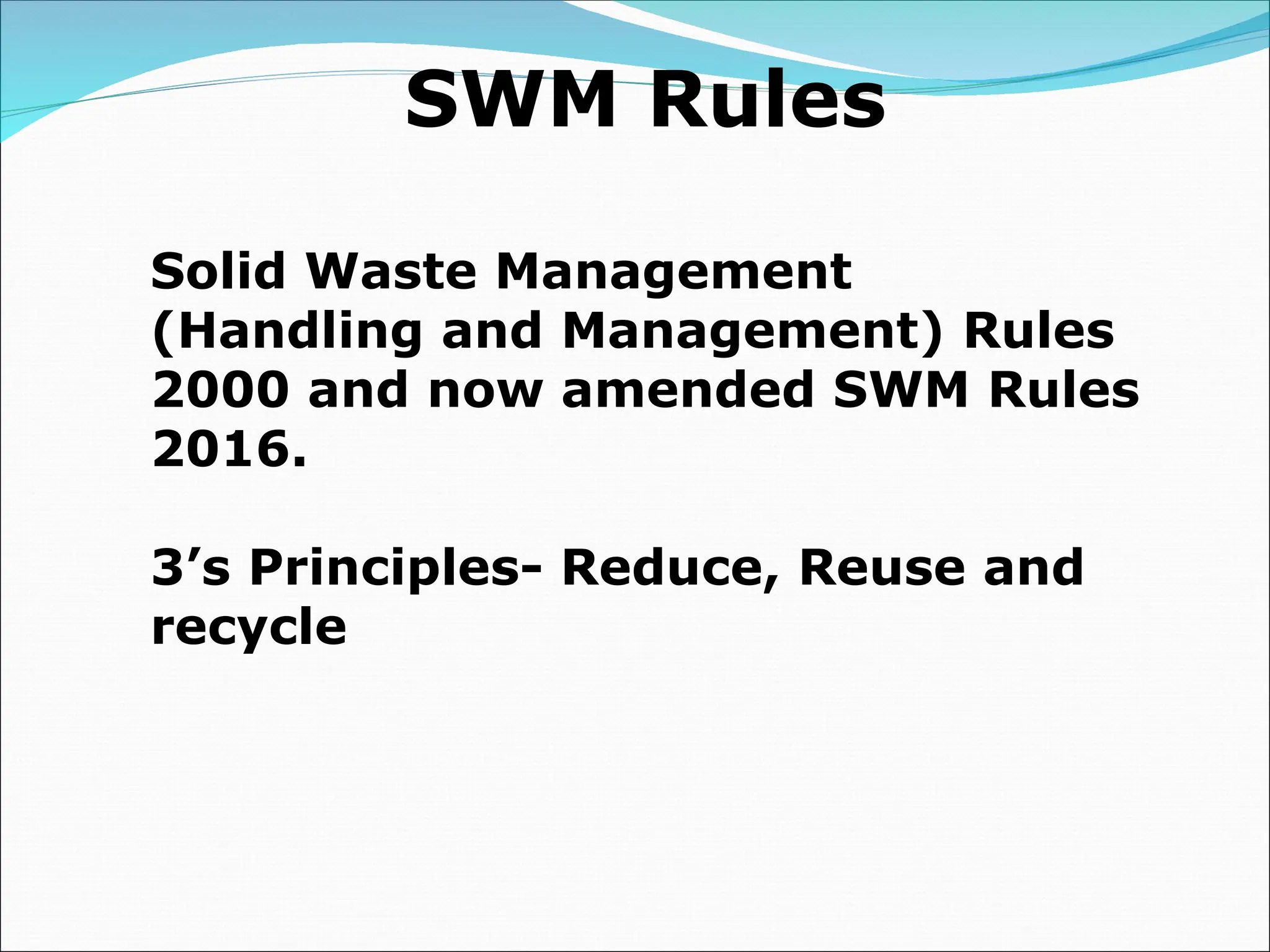 5. SOLID WASTE management and it's requirement environmental control | PPT