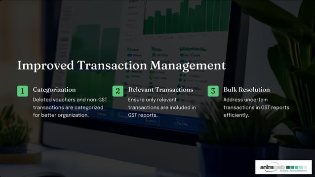 What’s New in TallyPrime 5.0? | Antraweb Technologies | PDF