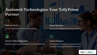 What’s New in TallyPrime 5.0? | Antraweb Technologies | PDF