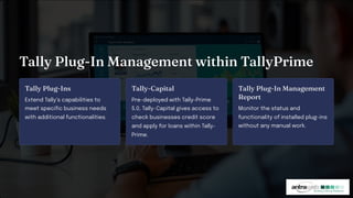 What’s New in TallyPrime 5.0? | Antraweb Technologies | PDF