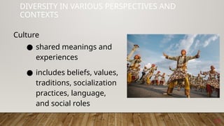 Diversities in Communities( Community Engaement) | PPTX