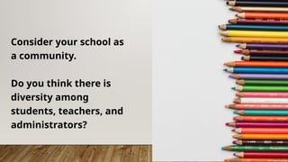 Diversities in Communities( Community Engaement) | PPTX