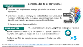 Status Convulsivo, primo convulsión, síndrome convulsivo | PPTX