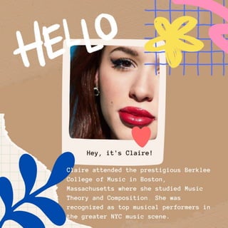 Know me better on my website clairemckennasinger.com #Singer | PDF