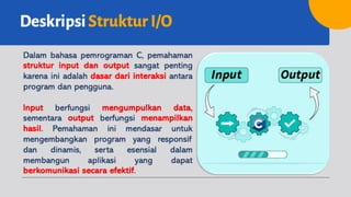 Dasar-Dasar Pemrograman - 5 Struktur I/O | PPT