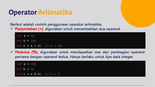 Dasar-Dasar Pemrograman - 5 Struktur I/O | PPT