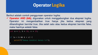 Dasar-Dasar Pemrograman - 5 Struktur I/O | PPT