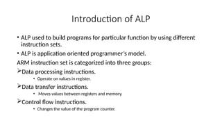 5. Data Processing Instruction for embedded system.pptx