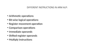 5. Data Processing Instruction for embedded system.pptx