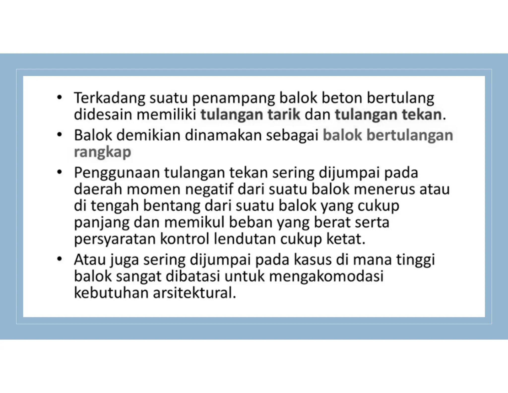 ANALISA BALOK TULANGAN RANGKAP - STRUKTUR BETON BERTULANG | PDF