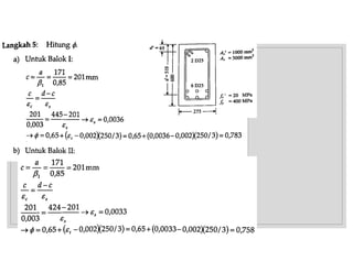 ANALISA BALOK TULANGAN RANGKAP - STRUKTUR BETON BERTULANG | PDF