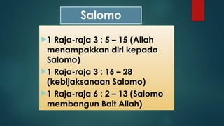 5 .6. Salomo Raja Bijaksana.rtretrtretpptx | PPTX