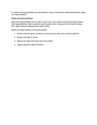 5.Rights. +1 political science note. pdf | PDF