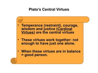 A lesson on virtue ethics in philosophy. | PPTX