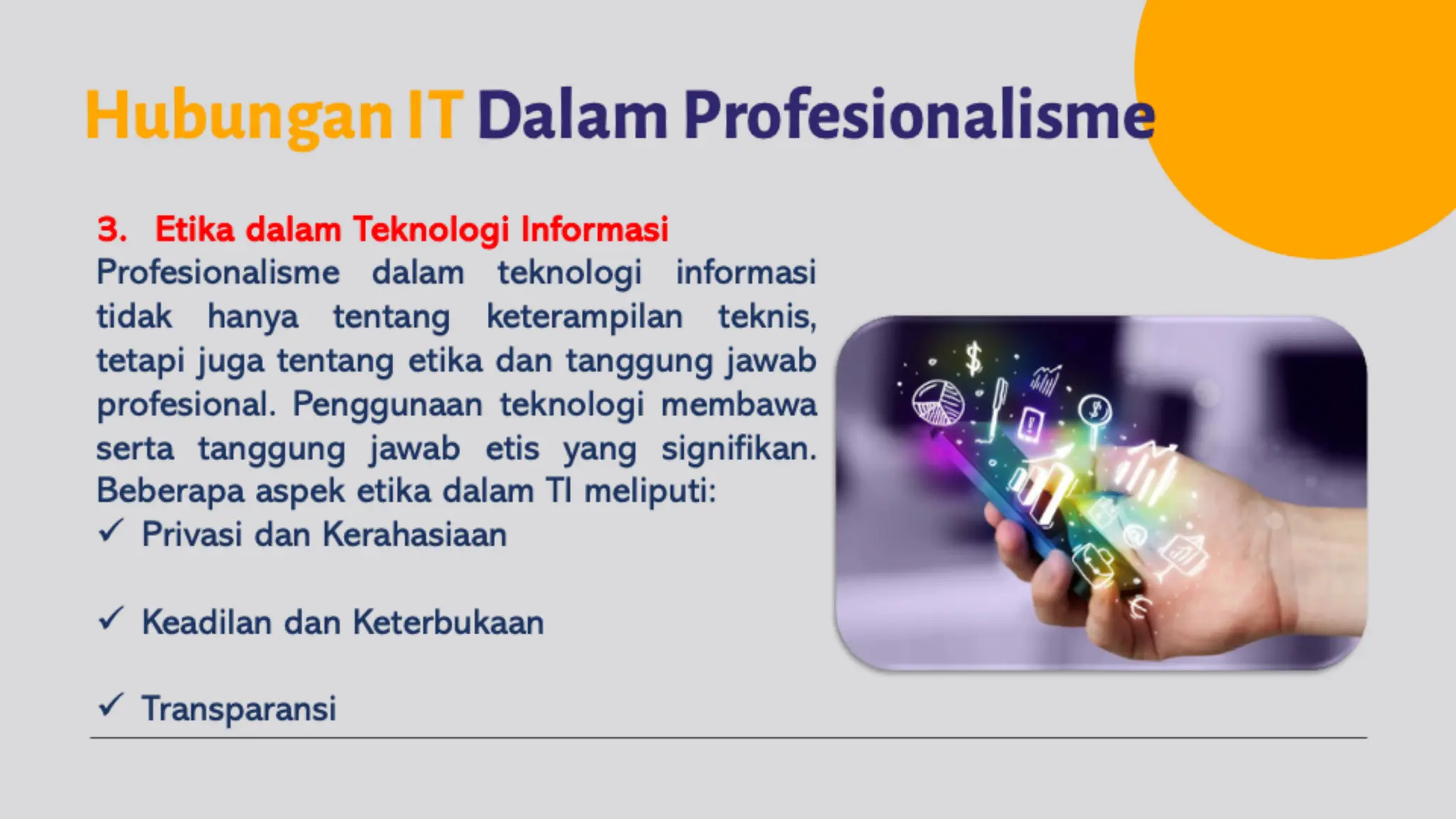 Etika Profesi TI - 5 Profesional Kerja Bidang TI | PDF