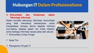 Etika Profesi TI - 5 Profesional Kerja Bidang TI | PDF