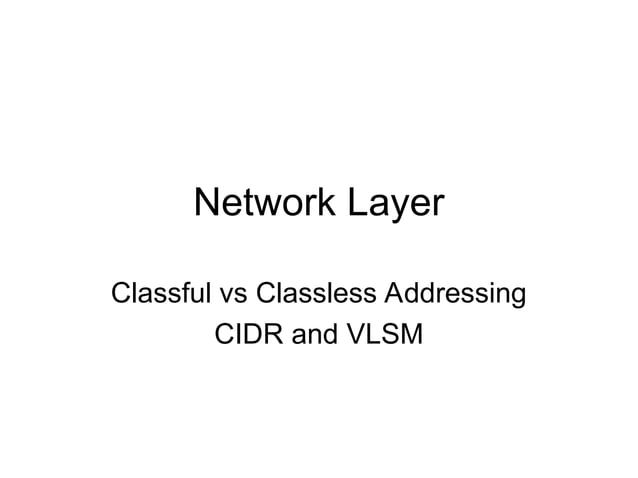 Materi administrasi infrastruktur jaringan tentang perancangan pengalamatan jaringan pada IP ...