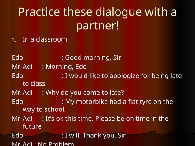 5. Thanking and Apologizing.pptx english conversationnnn | PPT