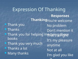 5. Thanking and Apologizing.pptx english conversationnnn | PPT