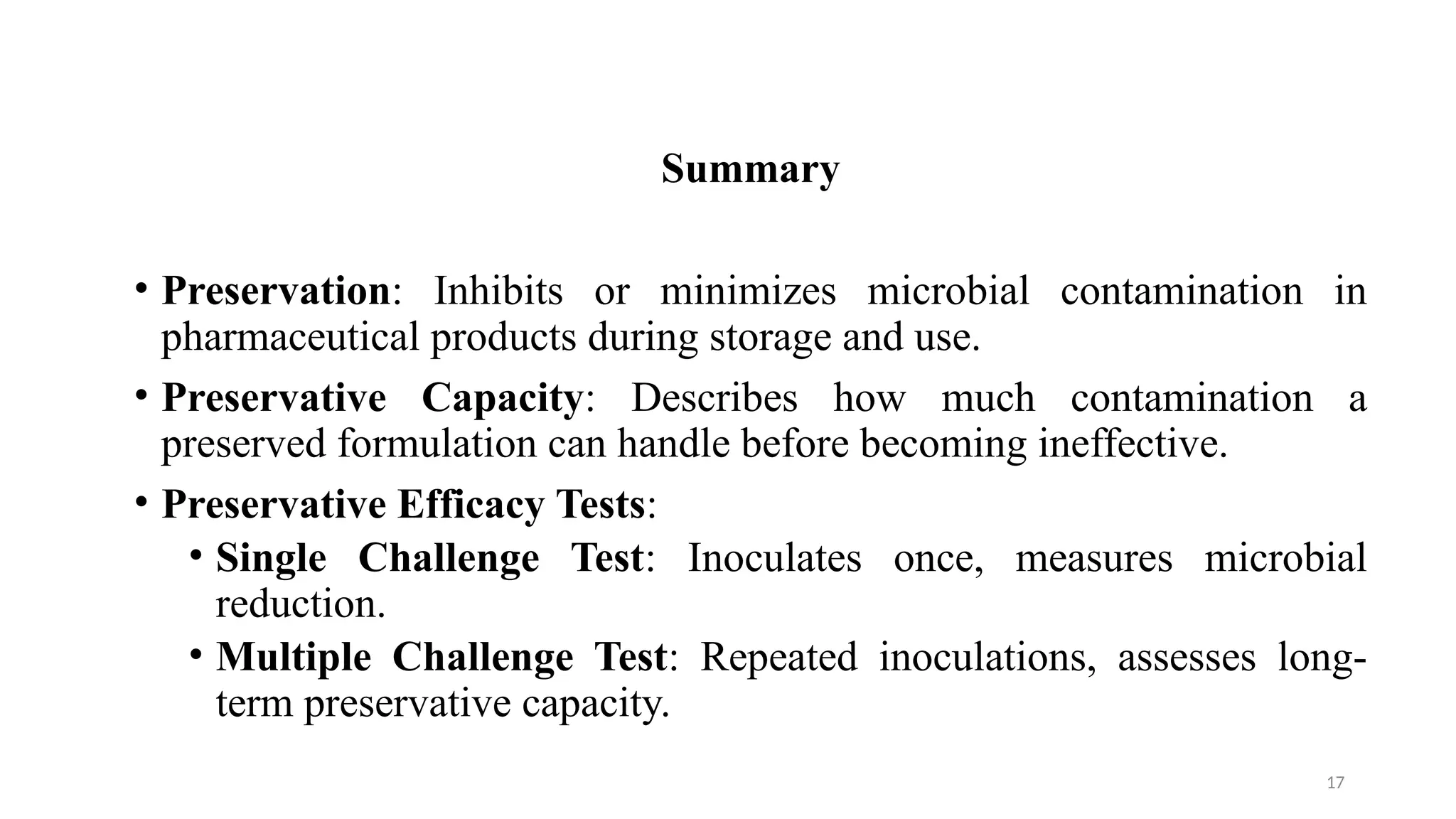 Preservation of Pharmaceutical Products and microbial contamination | PPTX