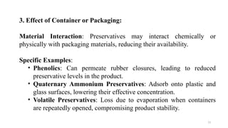 Preservation of Pharmaceutical Products and microbial contamination | PPTX