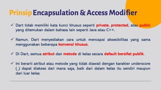 Pemrograman Aplikasi Mobile - 5 Pemrograman Berorientasi Objek | PDF