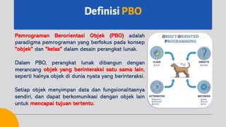 Pemrograman Aplikasi Mobile - 5 Pemrograman Berorientasi Objek | PDF