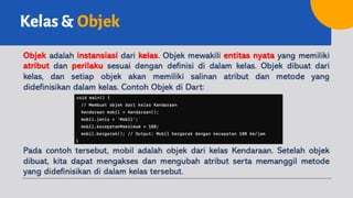 Pemrograman Aplikasi Mobile - 5 Pemrograman Berorientasi Objek | PDF