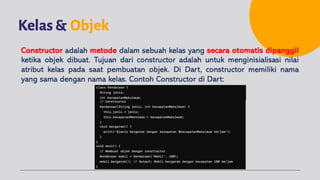 Pemrograman Aplikasi Mobile - 5 Pemrograman Berorientasi Objek | PDF