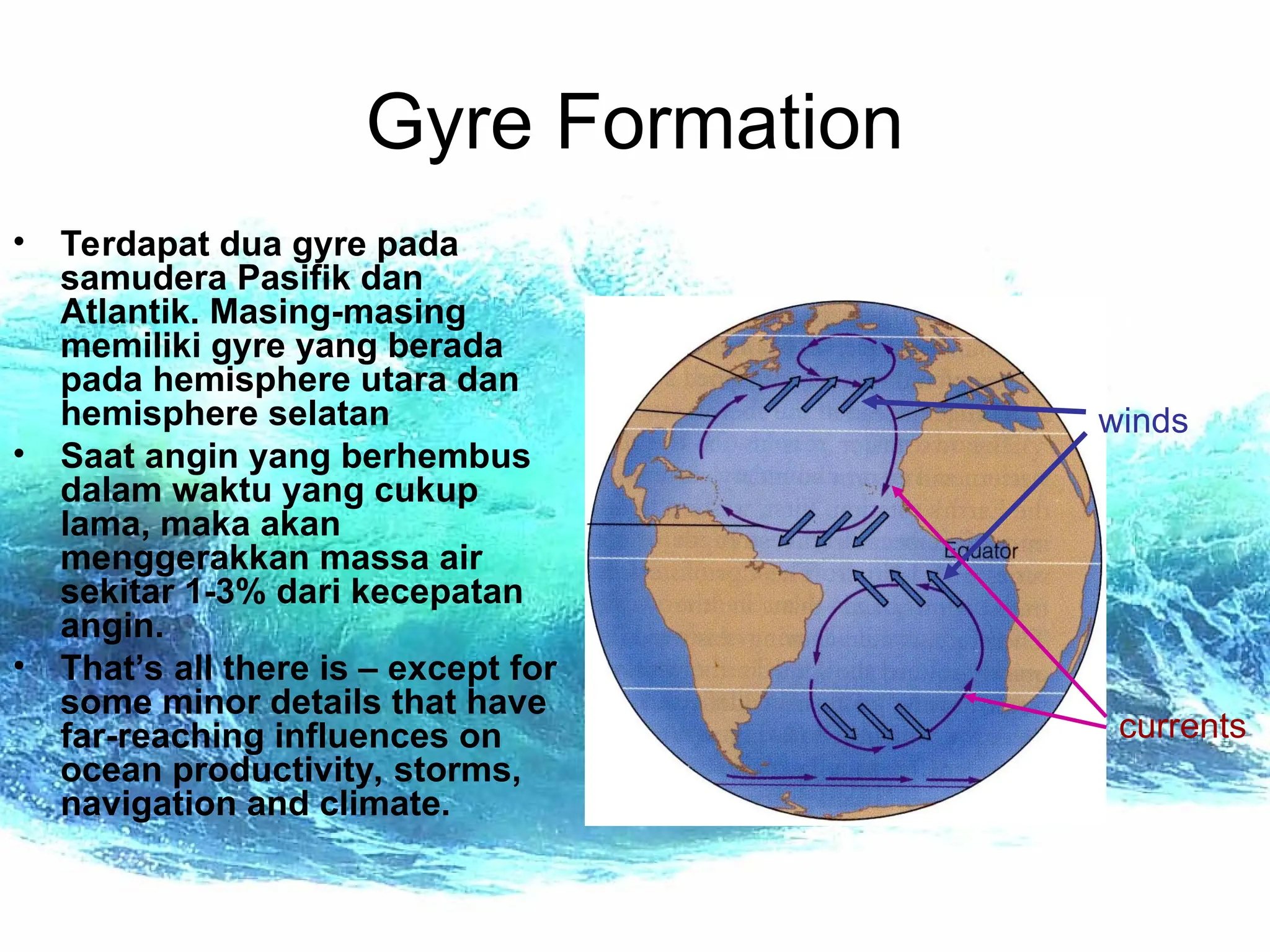 Arus Mata Kuliah Oseanografi dasar dengan topik arus | PPT