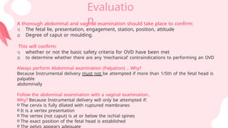 5.Operative and instrumental Vaginal Delivery. OBGYN | PPTX