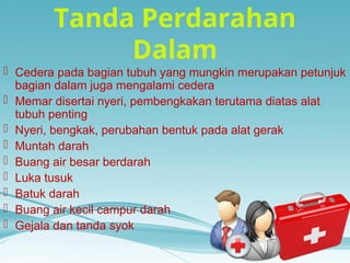 Materi perdarahan dan shock untuk awam terlatih | PPT