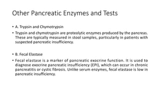 5.Pancreatic Enzymes. Exocrine function of pancreas Enzyme of pancreas ...