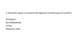 5.Pancreatic Enzymes. Exocrine function of pancreas Enzyme of pancreas ...