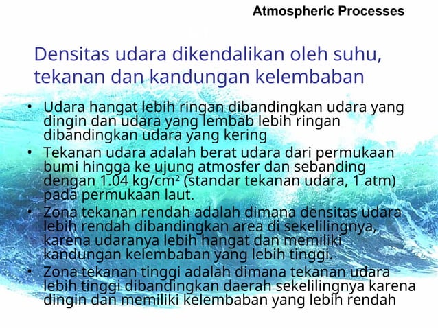 Materi arus dan gelombang mata kuliah dasar oseanografi | PPT
